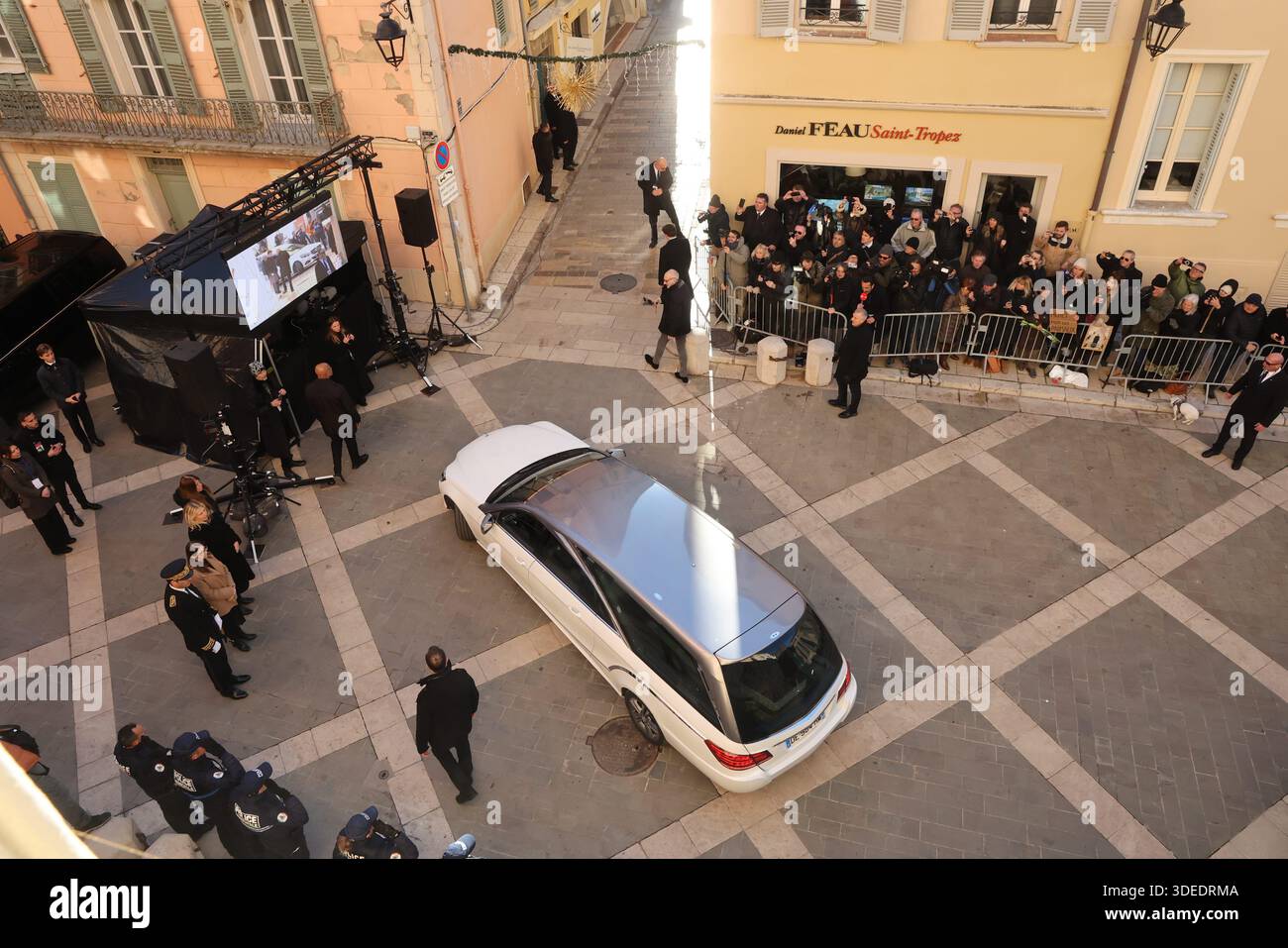 ©CYRIL HIELY/MAXPPP - 7/1/2026 OBSEQUES DE BRIGITTE BARDOT A SAINT ...