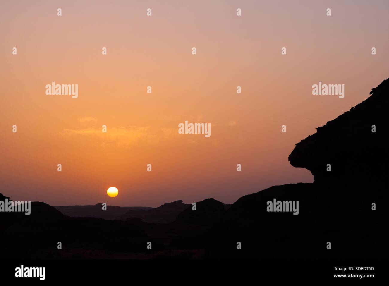 sunrise landscape, paysage during the Stage 4 of the Dakar 2026, on ...