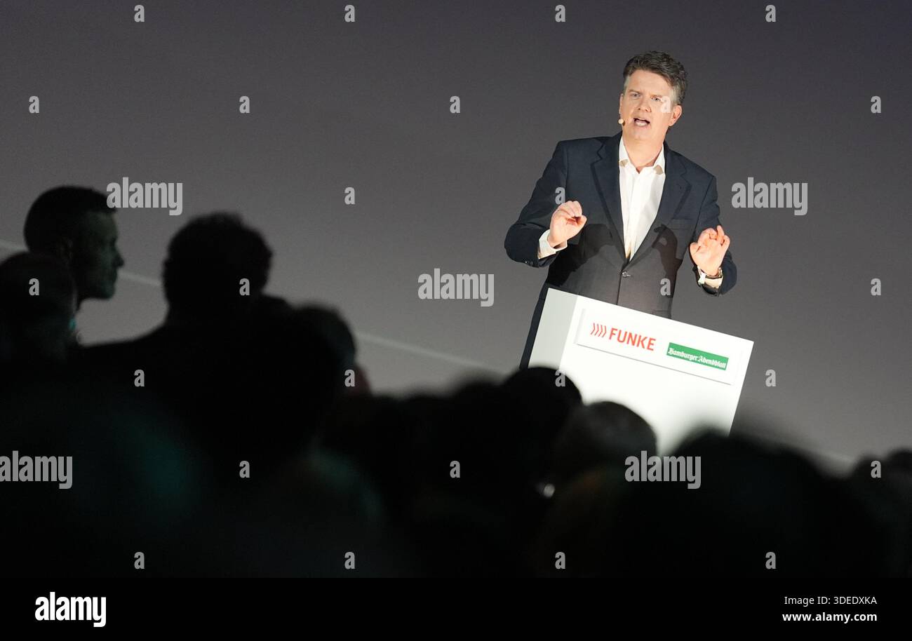 07 January 2026, Hamburg: Lars Haider, editor-in-chief of Hamburger ...