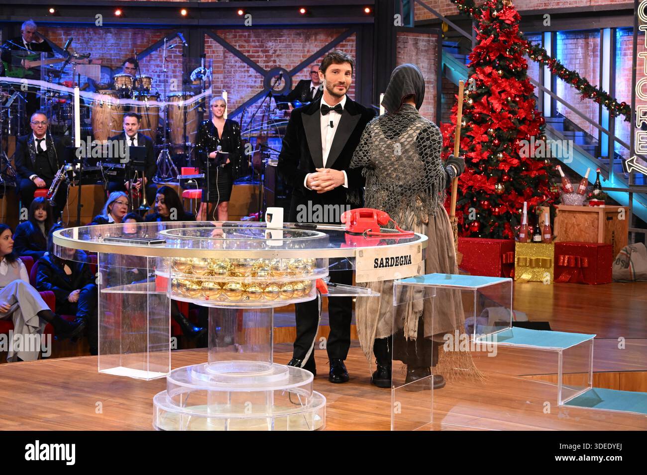 Rome. Rai Studio, Teatro delle Vittorie. Broadcast of Affari Tuoi ...