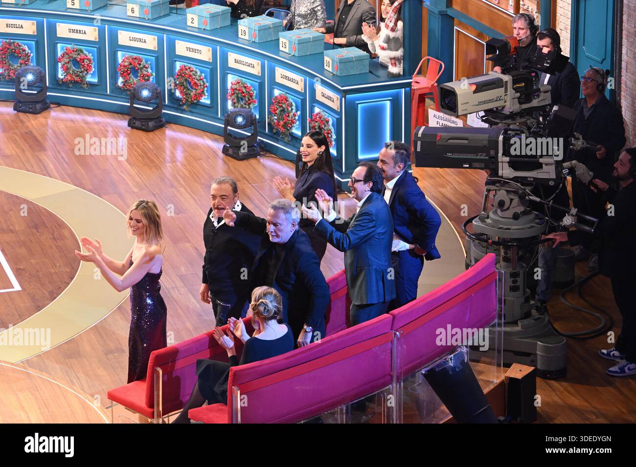 Rome. Rai Studio Teatro delle Vittorie. Broadcast of "Affari Tuoi ...