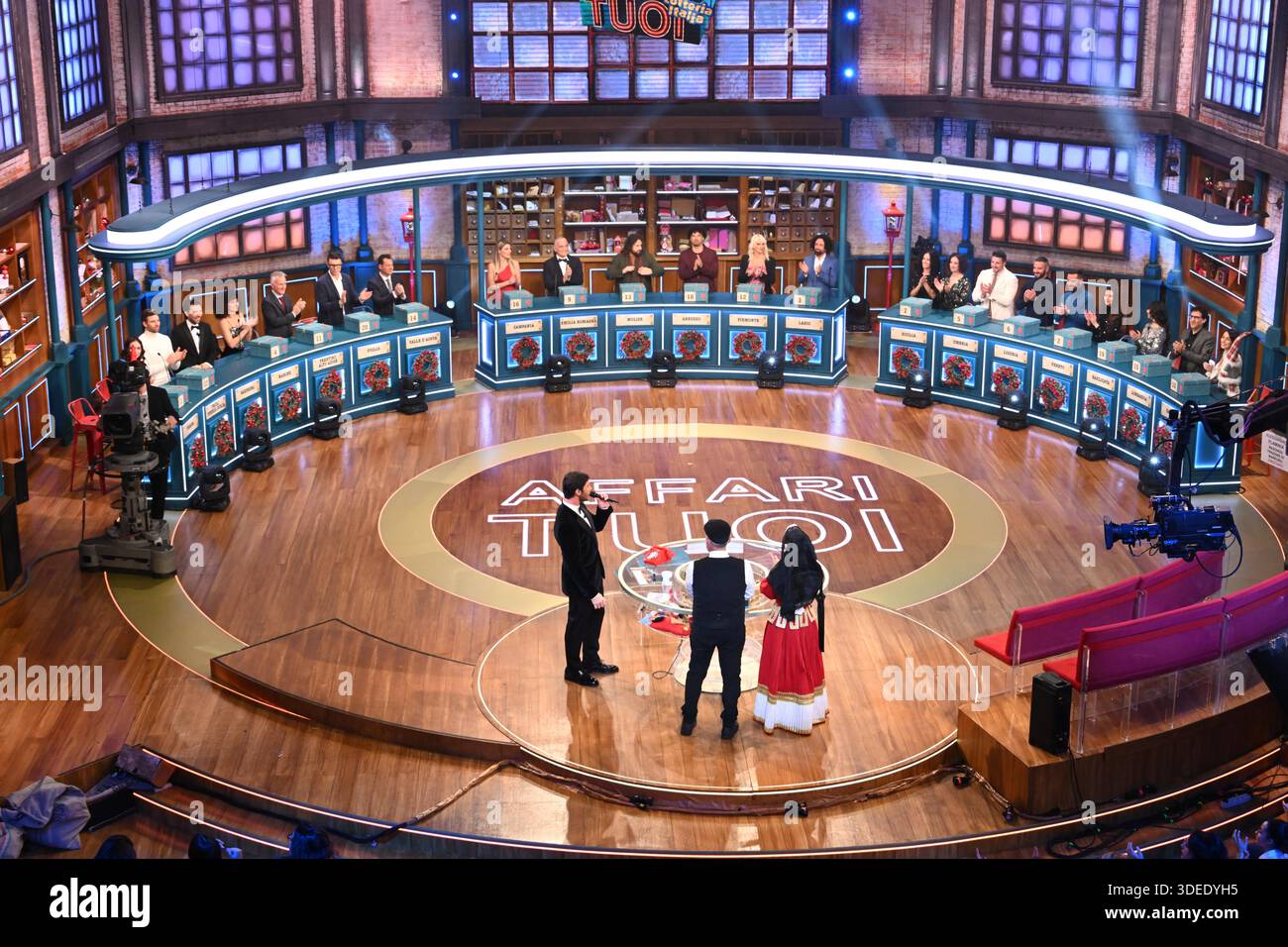 Rome. Rai Studio Teatro delle Vittorie. Broadcast of Affari Tuoi ...