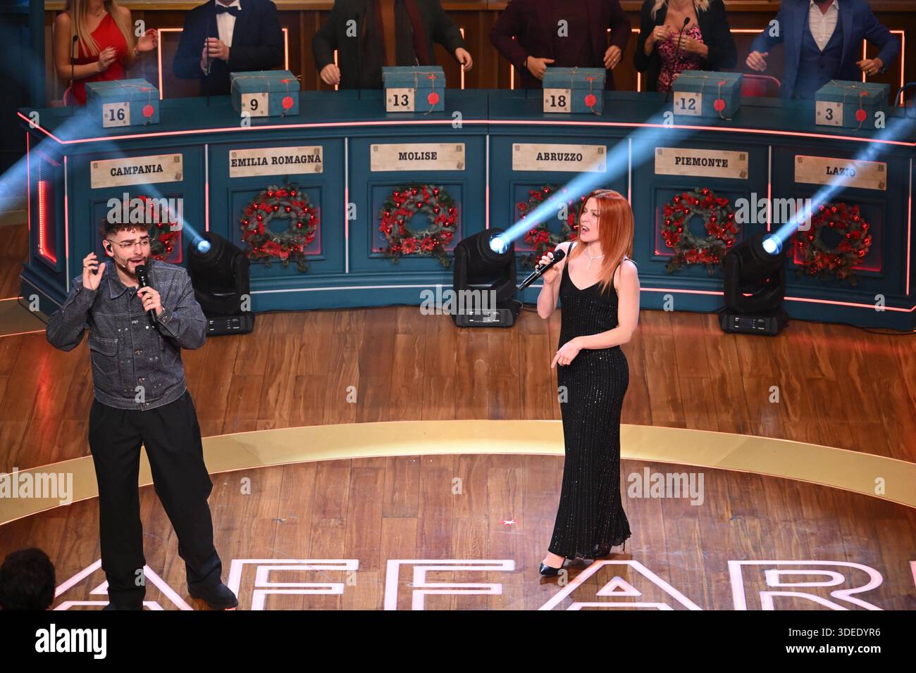 Rome. Rai Studio Teatro delle Vittorie. Broadcast of Affari Tuoi ...