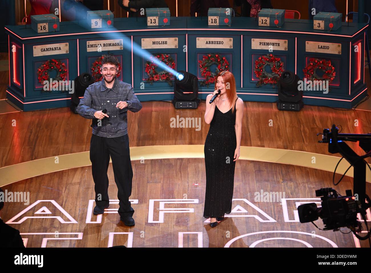 Rome. Rai Studio Teatro delle Vittorie. Broadcast of Affari Tuoi ...