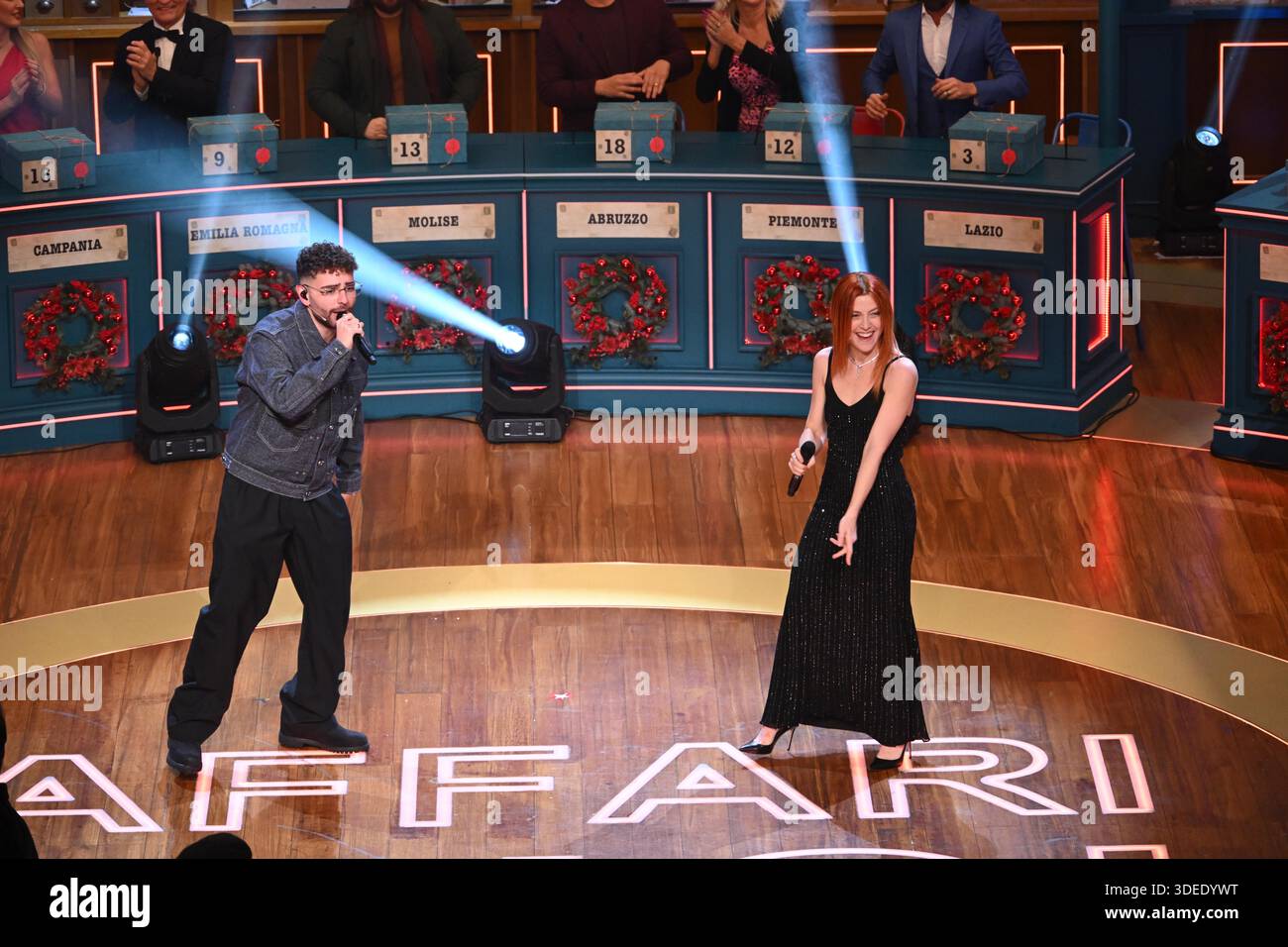 Rome. Rai Studio Teatro delle Vittorie. Broadcast of Affari Tuoi ...