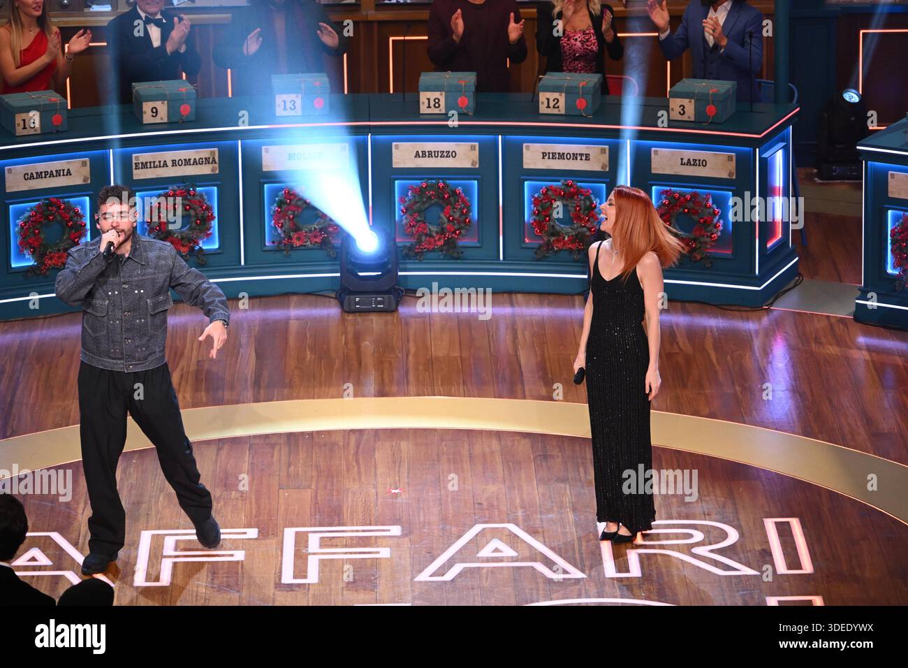 Rome. Rai Studio Teatro delle Vittorie. Broadcast of Affari Tuoi ...