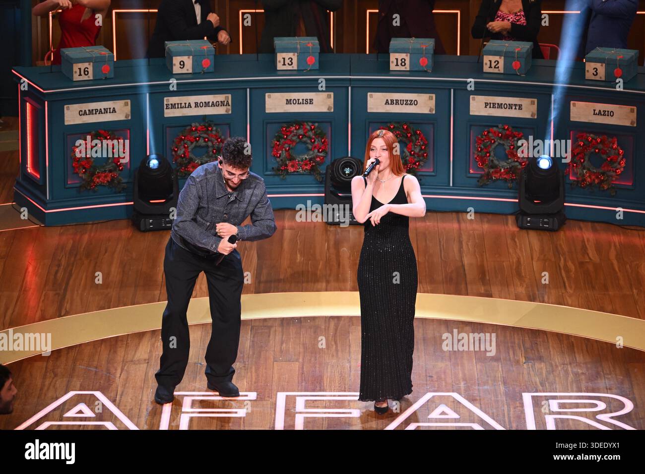 Rome. Rai Studio Teatro delle Vittorie. Broadcast of Affari Tuoi ...