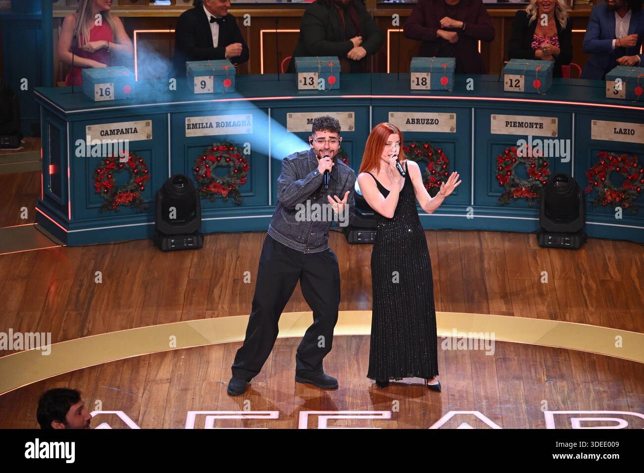 Rome. Rai Studio Teatro delle Vittorie. Broadcast of Affari Tuoi ...