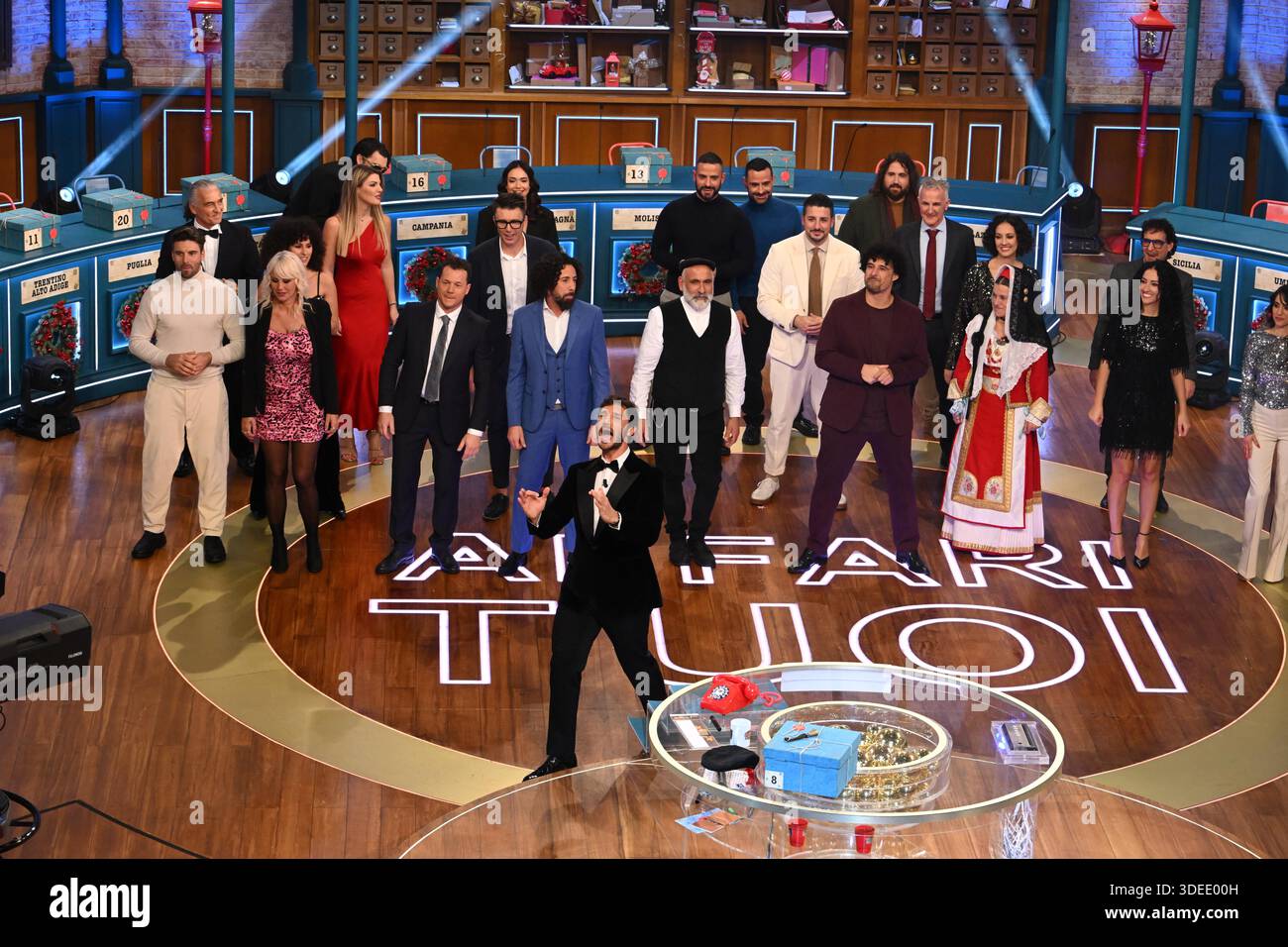 Rome. Rai Studio Teatro delle Vittorie. Broadcast of Affari Tuoi ...