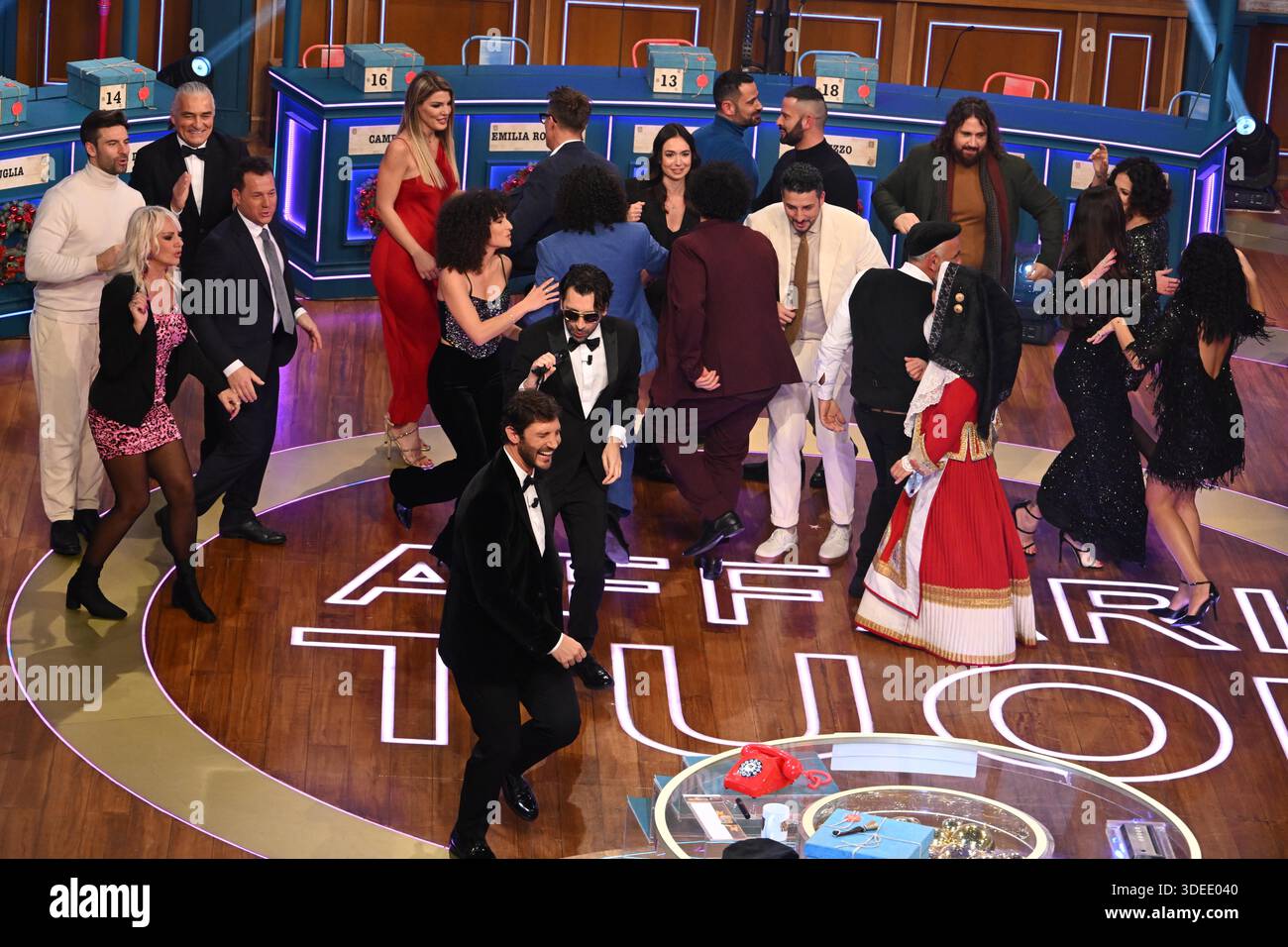 Rome. Rai Studio Teatro delle Vittorie. Broadcast of Affari Tuoi ...