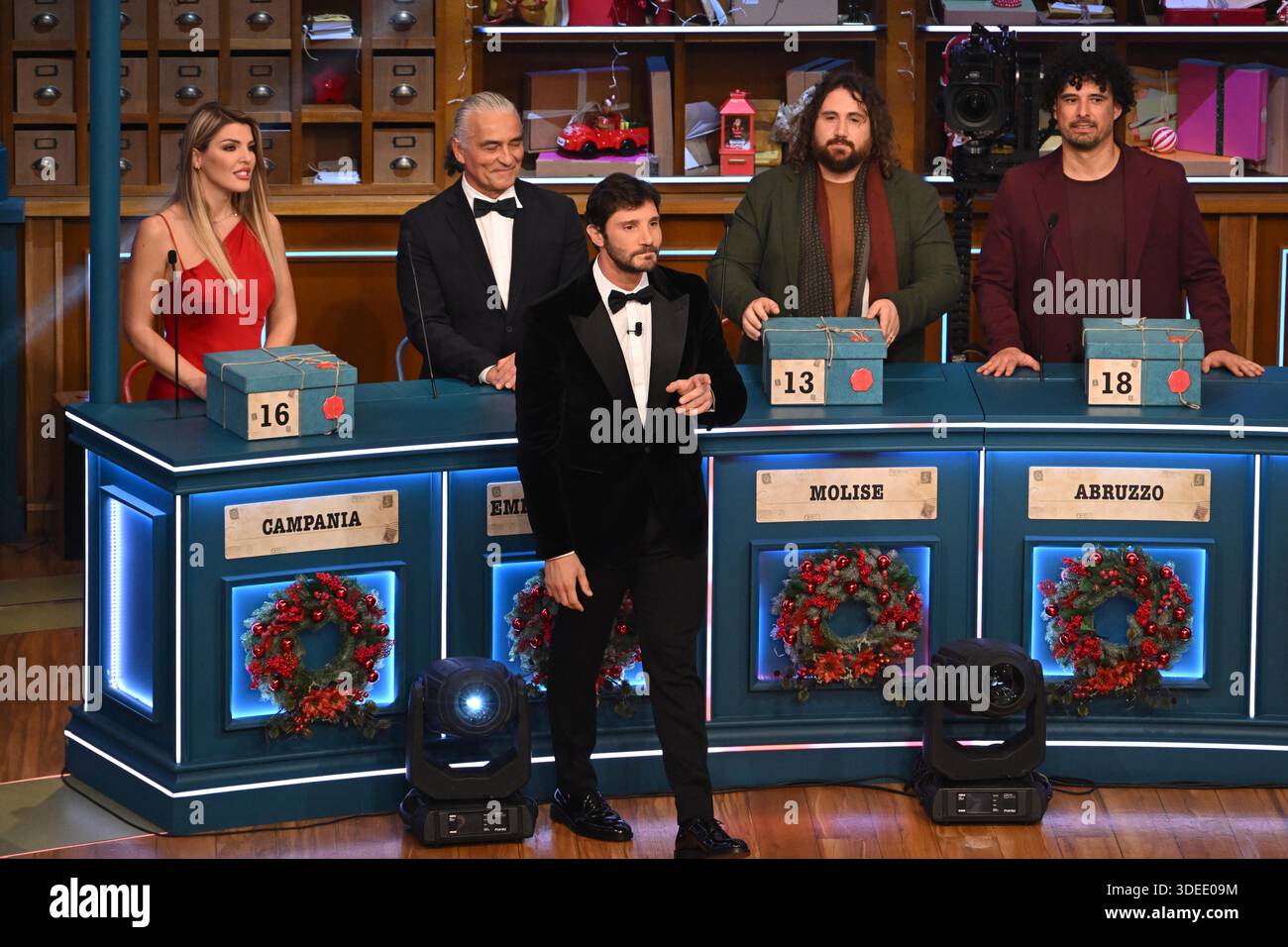 Rome. Rai Studio, Teatro delle Vittorie. Broadcast of Affari Tuoi ...