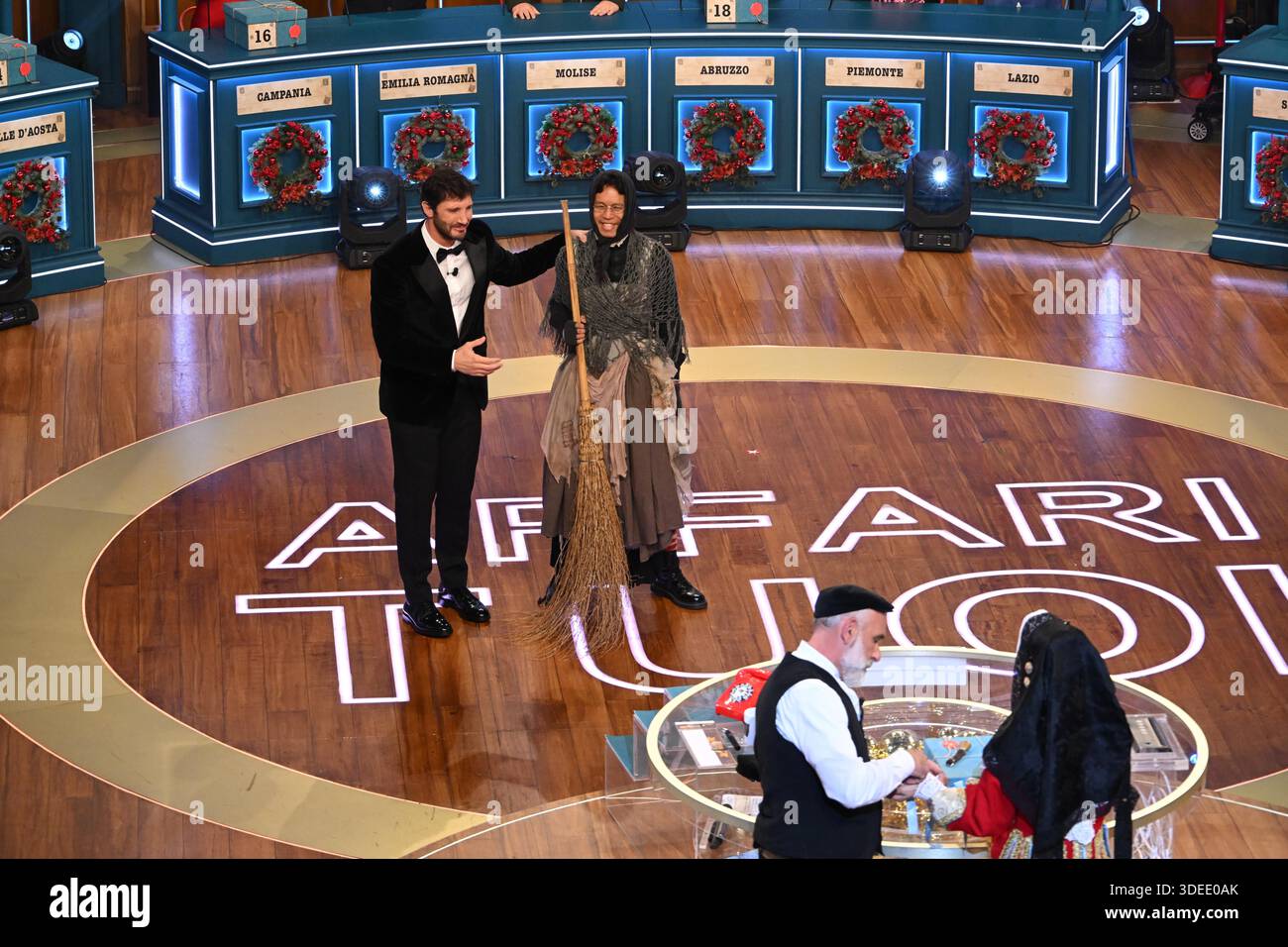 Rome. Rai Studio, Teatro delle Vittorie. Broadcast of Affari Tuoi ...
