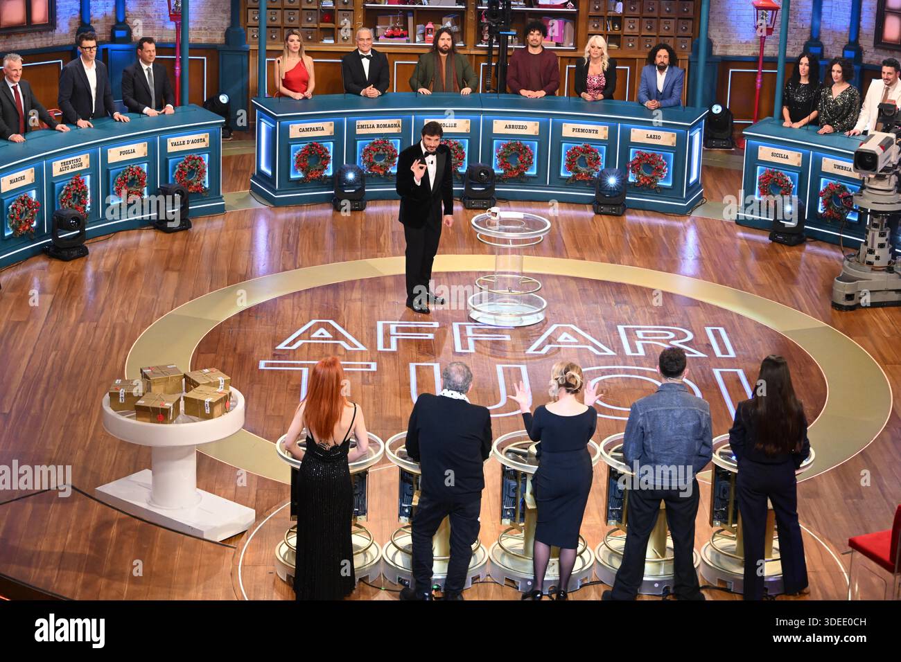 Rome. Rai Studio Teatro delle Vittorie. Broadcast of Affari Tuoi ...