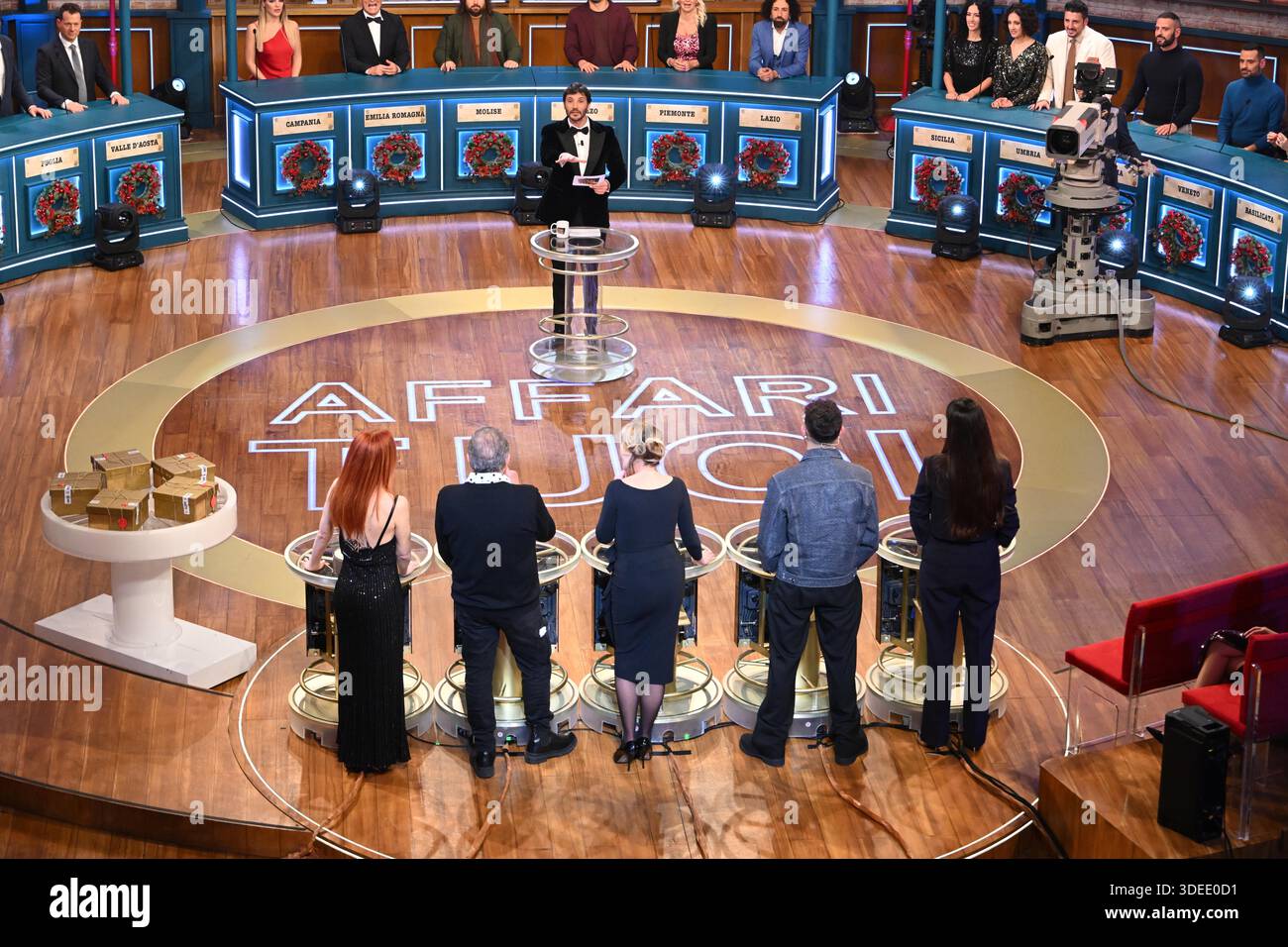 Rome. Rai Studio Teatro delle Vittorie. Broadcast of Affari Tuoi ...