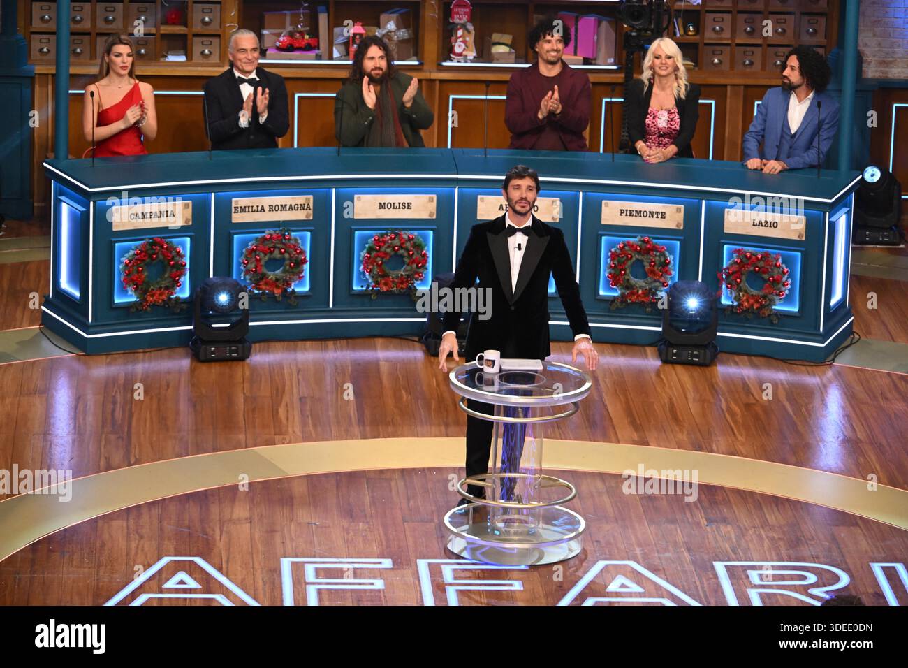 Rome. Rai Studio Teatro delle Vittorie. Broadcast of Affari Tuoi ...