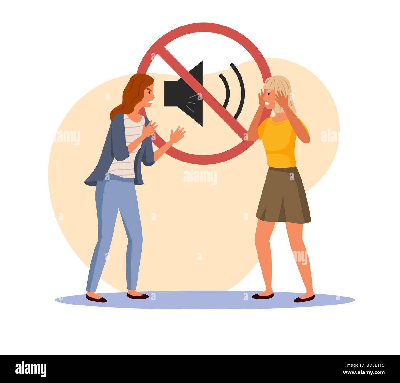 Deaf girl communication Stock Vector Images - Alamy