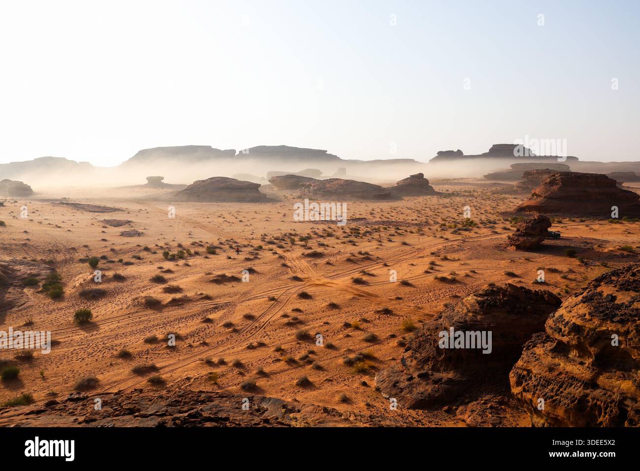 landscape, paysage during the Stage 4 of the Dakar 2026, on January 7 ...