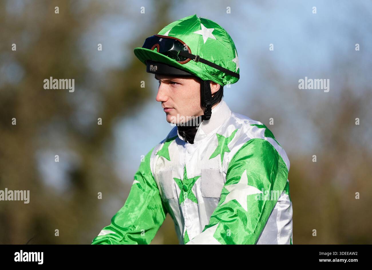 Rhys Clutterbuck at Lingfield Park racecourse, Surrey. Picture date ...
