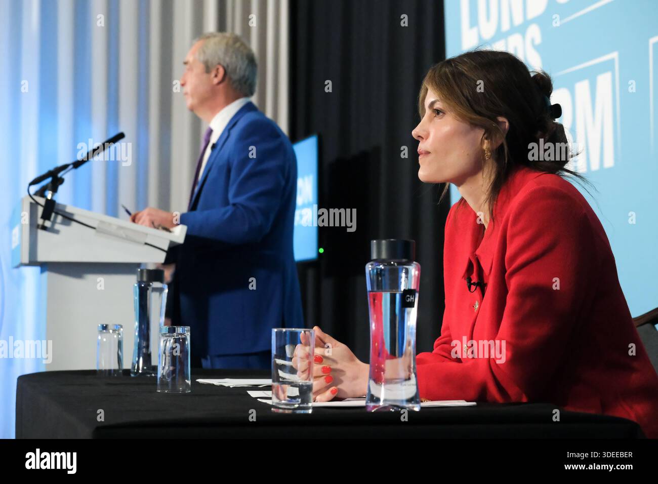 London, UK. 7th Jan 2026. Reform Party UK press conference, Laila ...