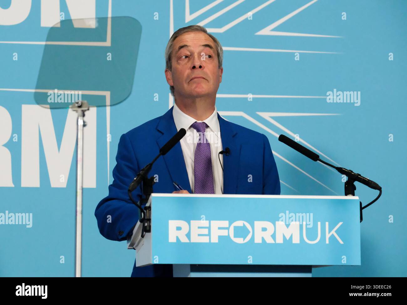 London, UK. 7th Jan 2026. Reform Party UK press conference, Laila ...