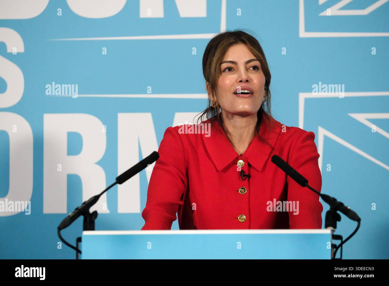 London, UK. 7th Jan 2026. Reform Party UK press conference, Laila ...