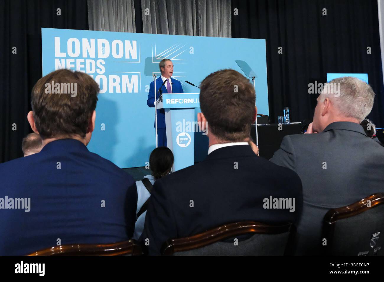 London, UK. 7th Jan 2026. Reform Party UK press conference, Laila ...