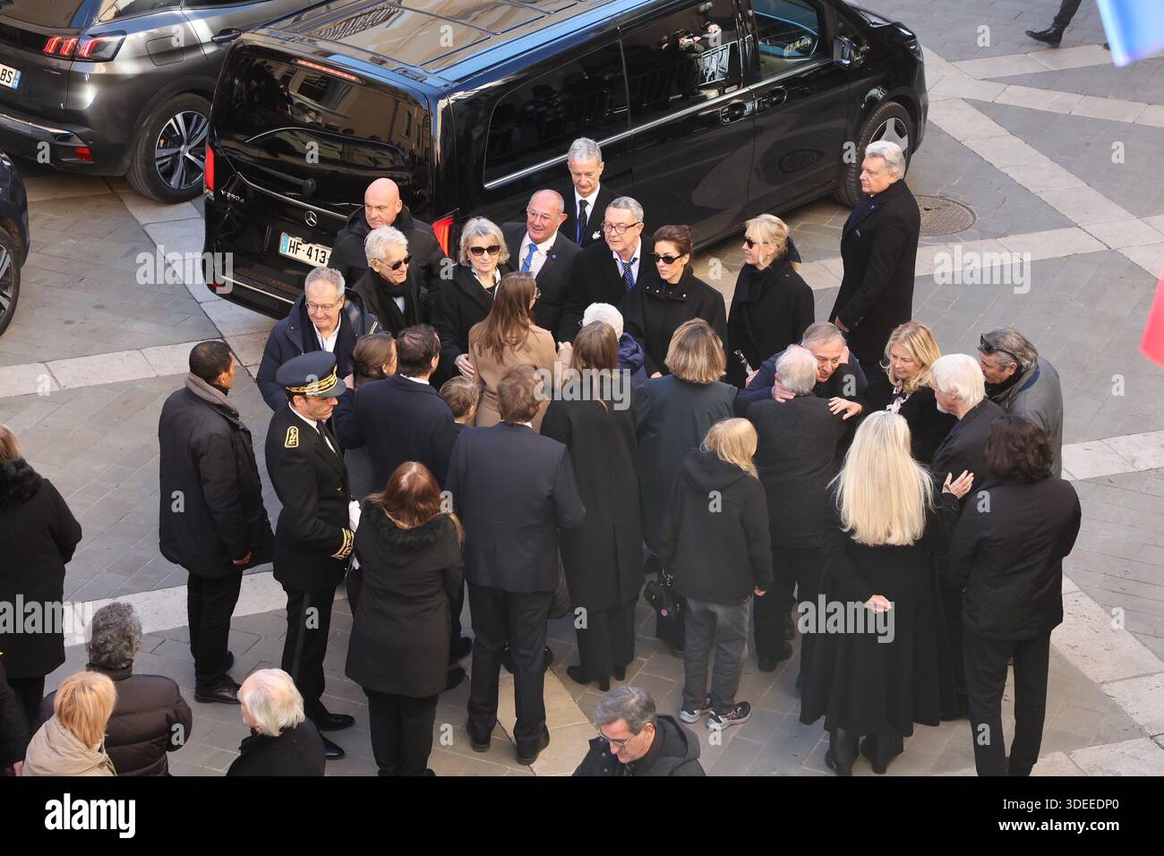 ©CYRIL HIELY/MAXPPP - 7/1/2026 OBSEQUES DE BRIGITTE BARDOT A SAINT ...