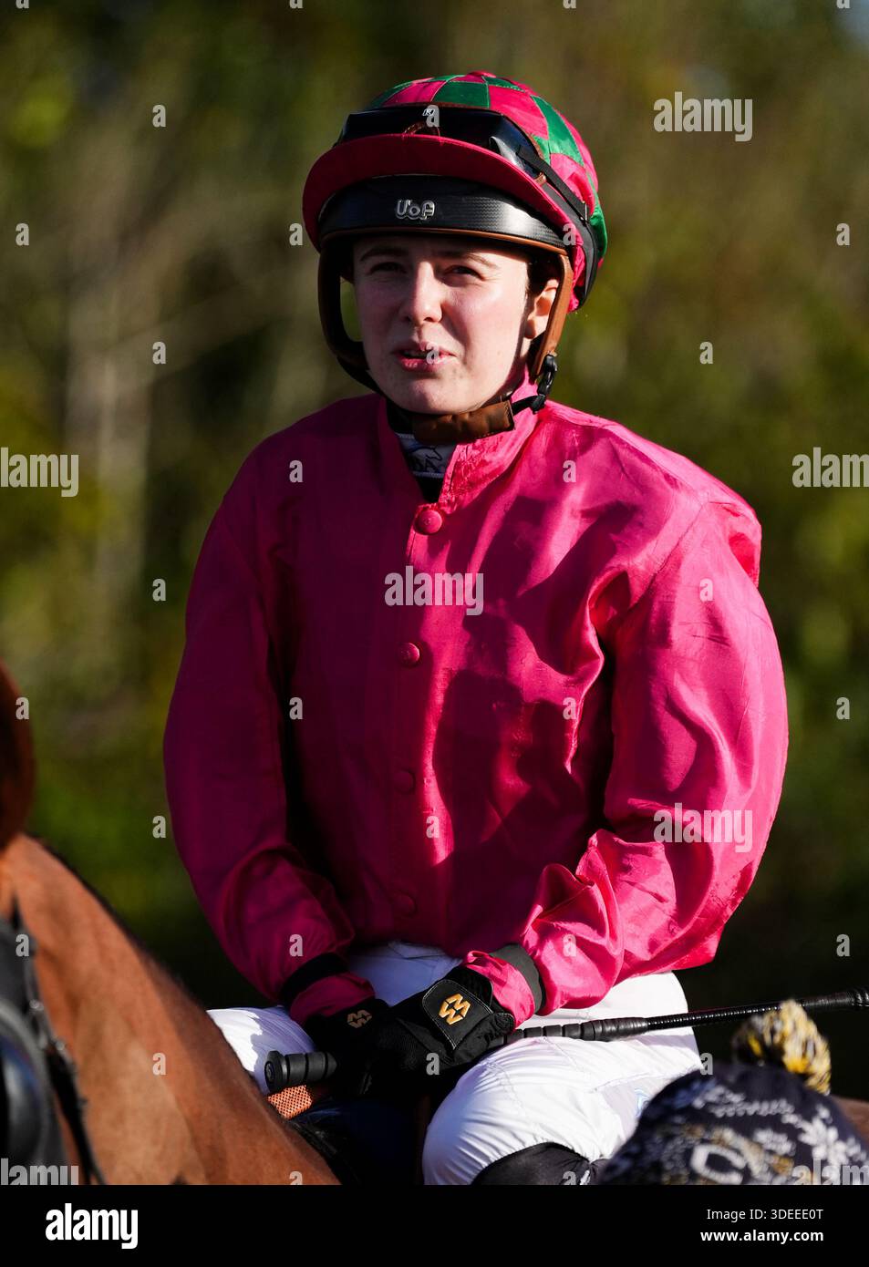 Saffie Osborne at Lingfield Park racecourse, Surrey. Picture date ...