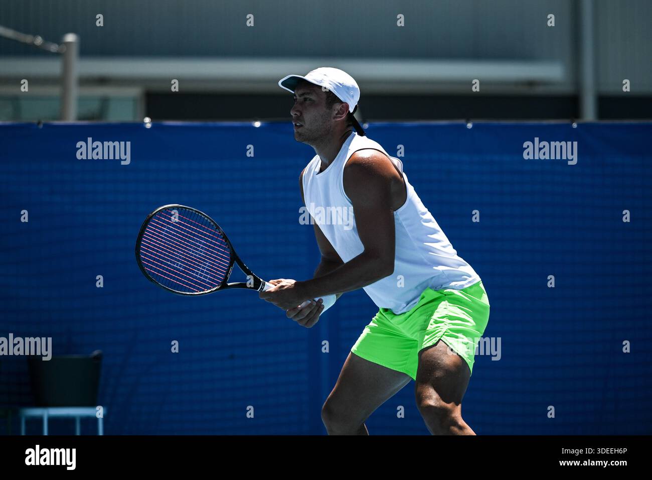 Canberra, Australia. 7 January 2026, James McCabe during the Canberra ...