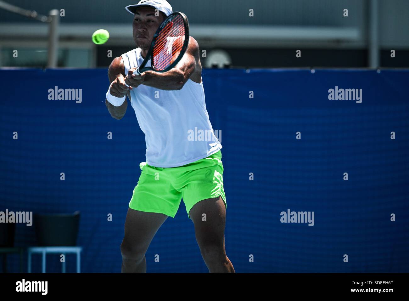 Canberra, Australia. 7 January 2026, James McCabe during the Canberra ...