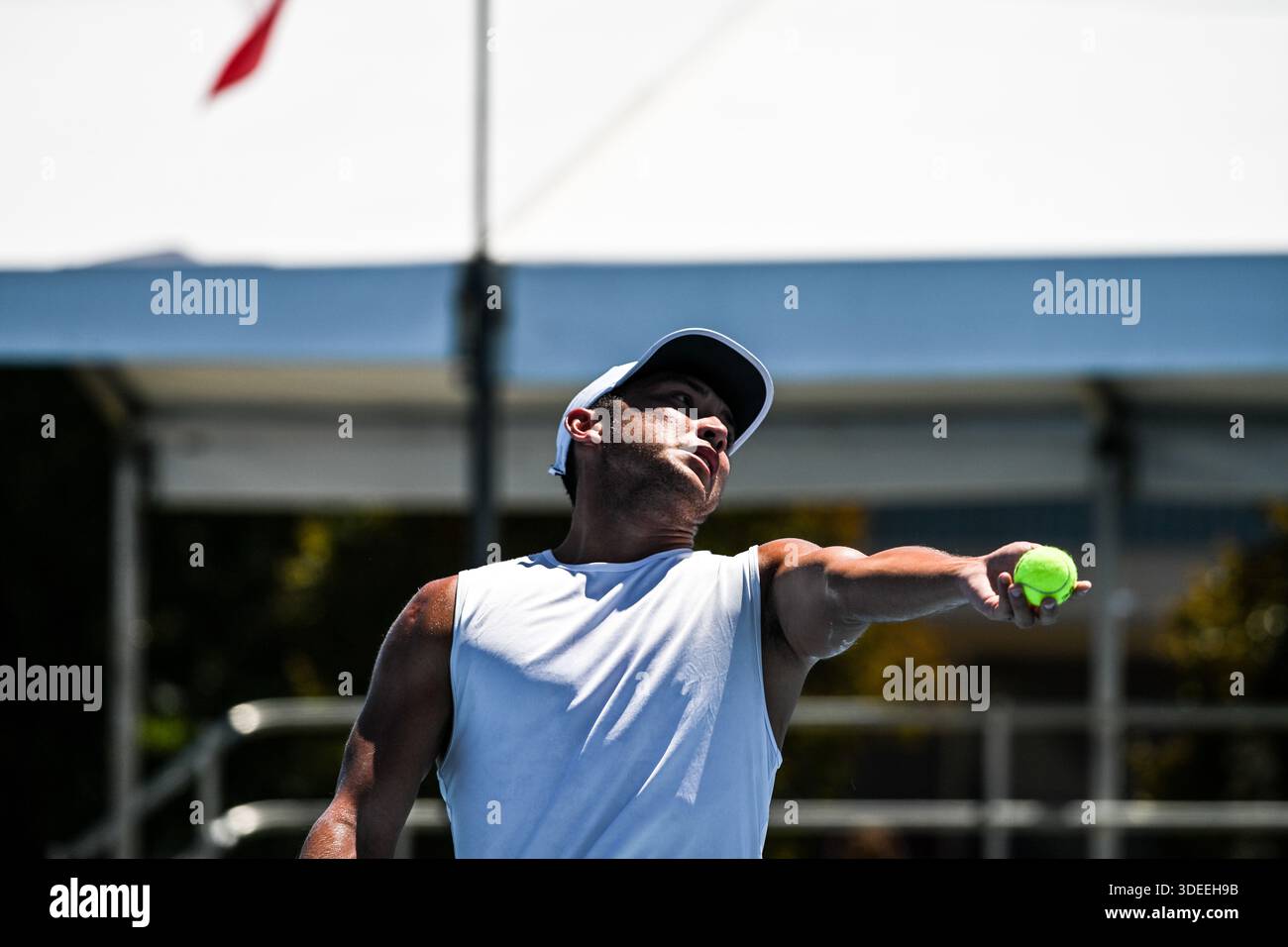 Canberra, Australia. 7 January 2026, James McCabe during the Canberra ...