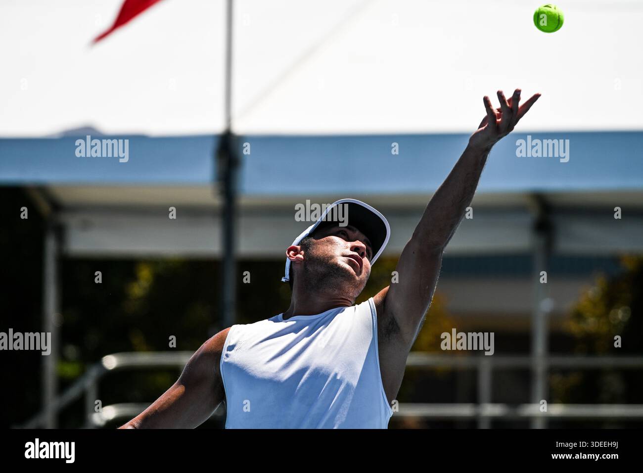 Canberra, Australia. 7 January 2026, James McCabe during the Canberra ...