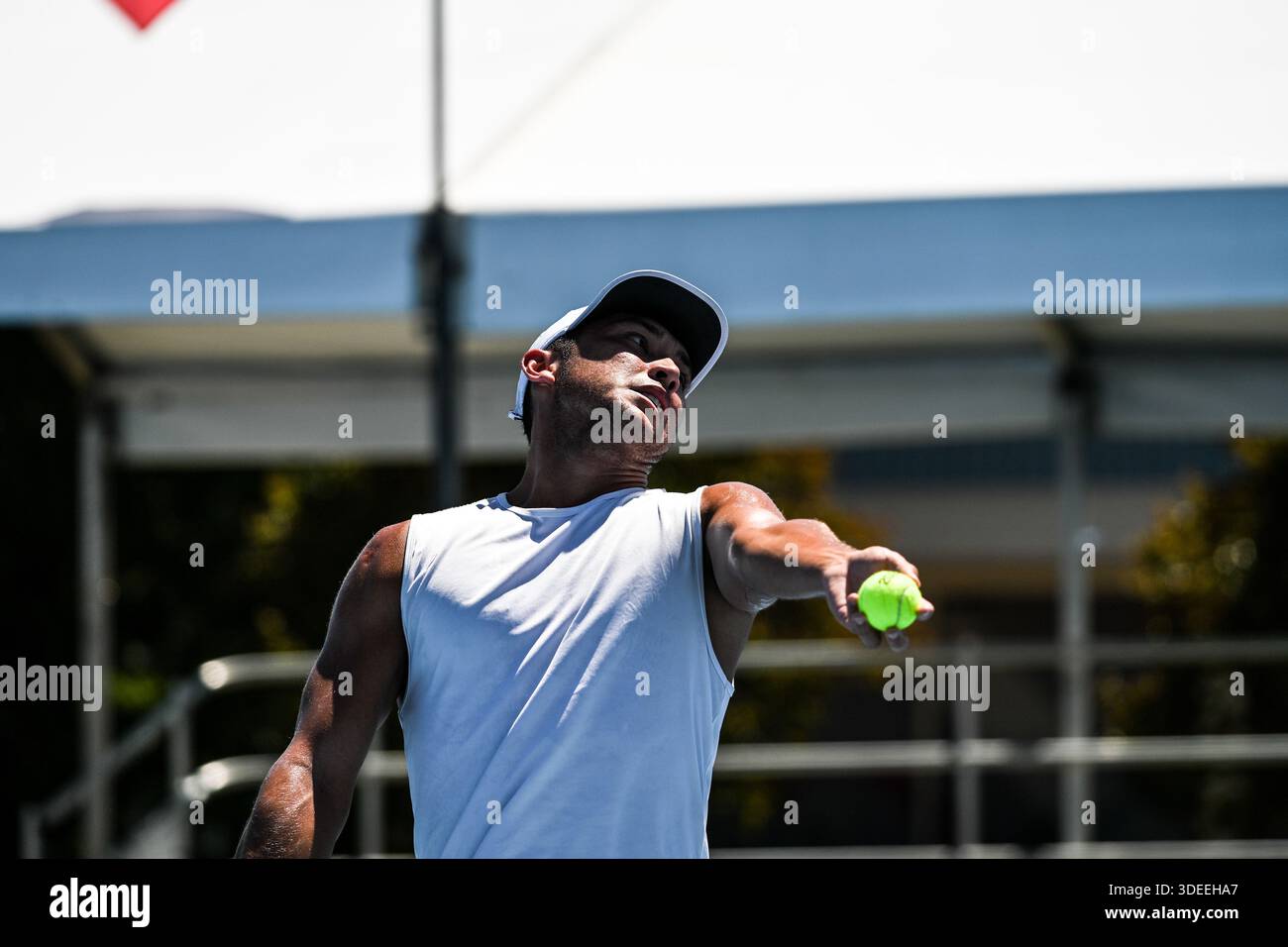 Canberra, Australia. 7 January 2026, James McCabe during the Canberra ...