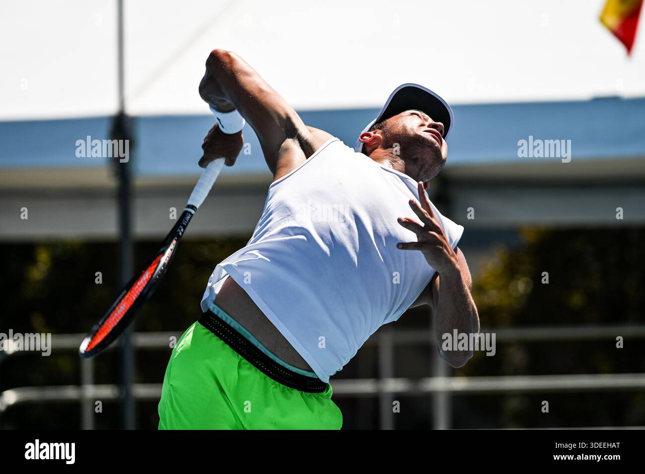 Canberra, Australia. 7 January 2026, James McCabe during the Canberra ...