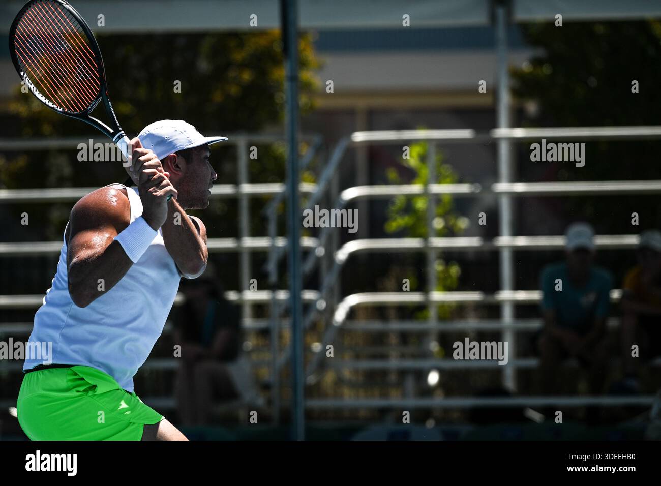 Canberra, Australia. 7 January 2026, James McCabe during the Canberra ...