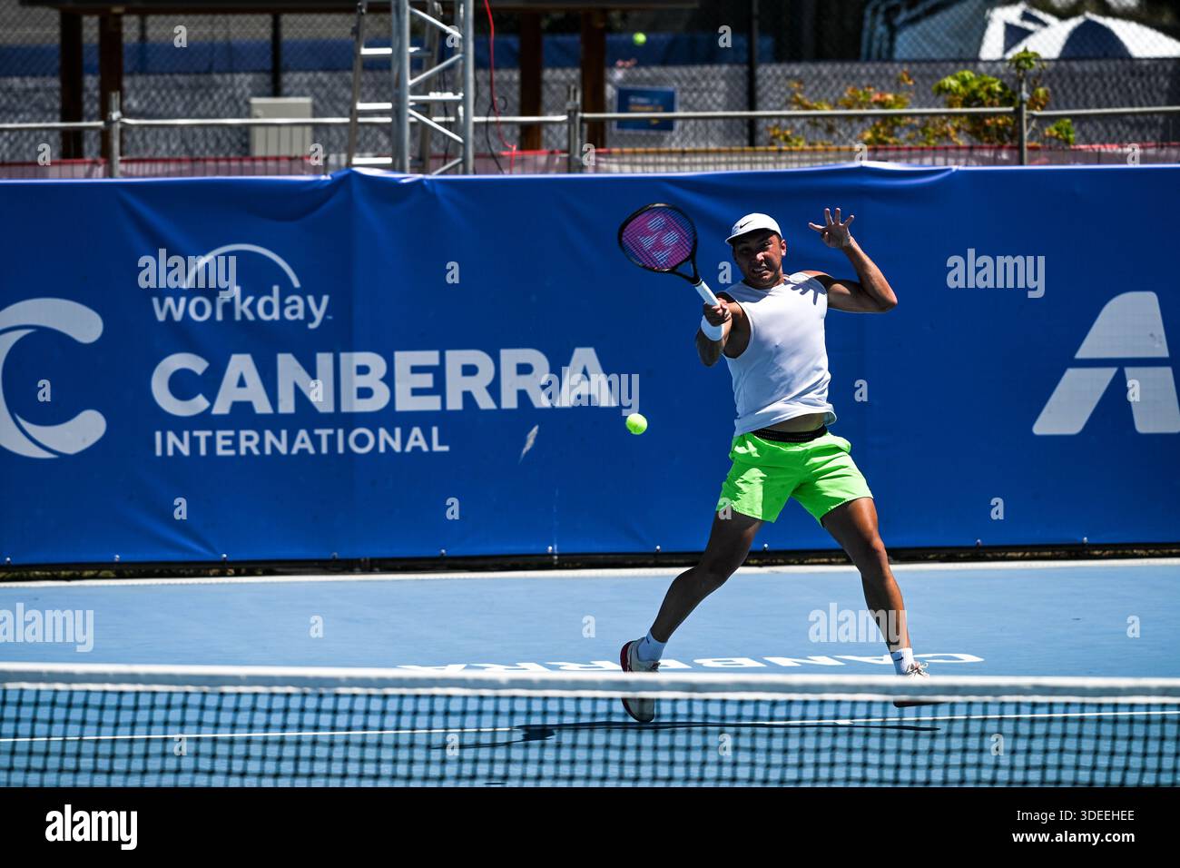 Canberra, Australia. 7 January 2026, James McCabe during the Canberra ...