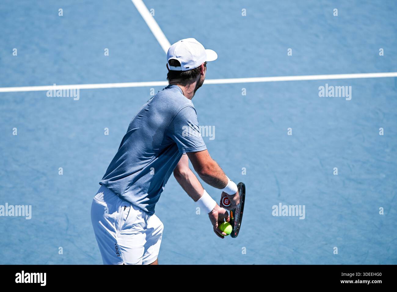 Canberra, Australia. 7 January 2026, Jack Pennington Jones during the ...