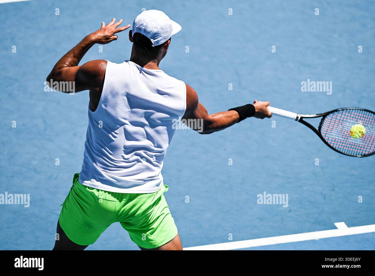 Canberra, Australia. 7 January 2026, James McCabe during the Canberra ...