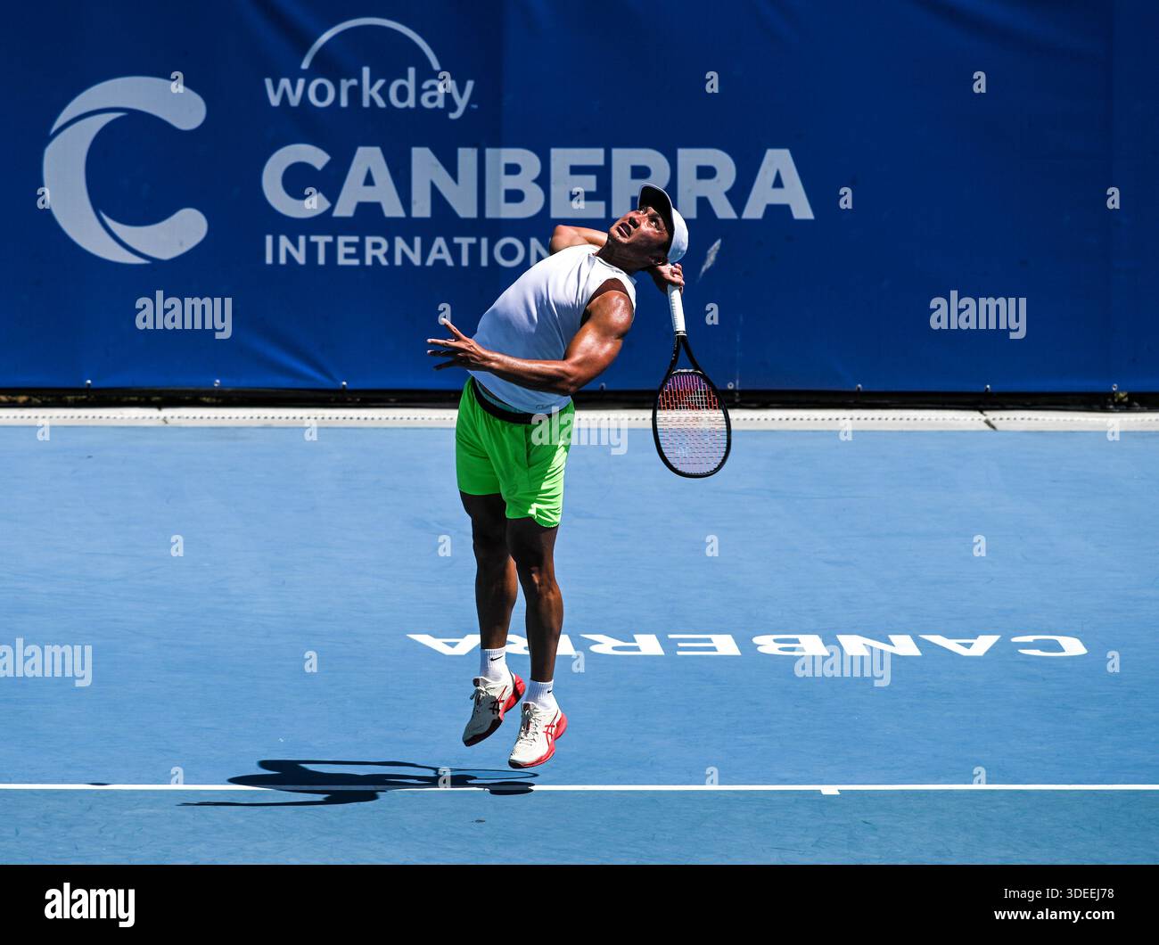Canberra, Australia. 7 January 2026, James McCabe during the Canberra ...