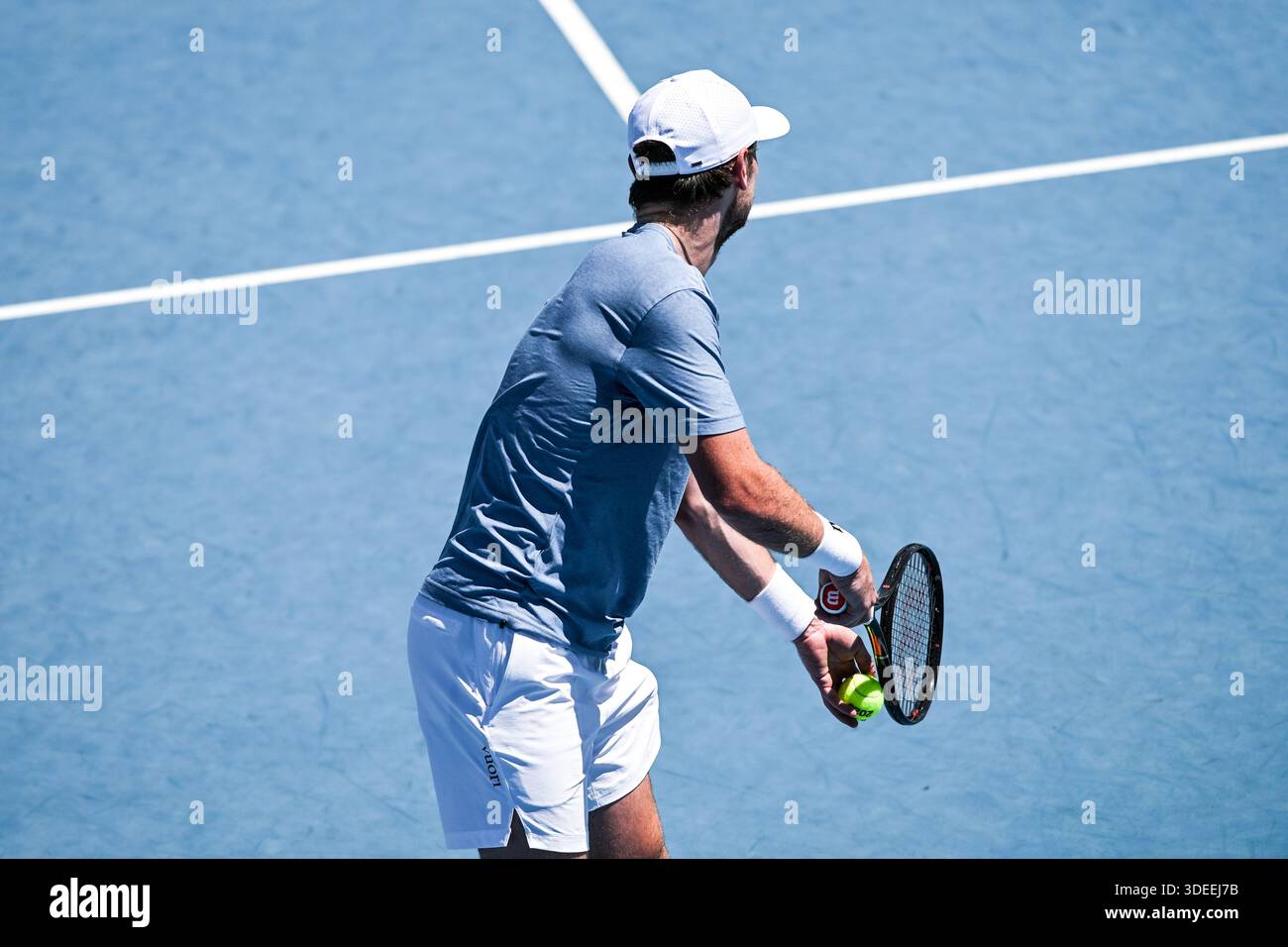 Canberra, Australia. 7 January 2026, Jack Pennington Jones during the ...