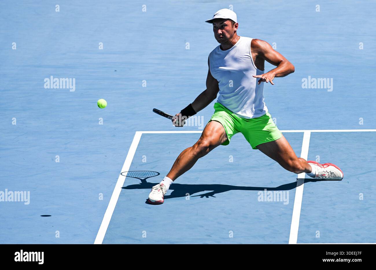 Canberra, Australia. 7 January 2026, James McCabe during the Canberra ...