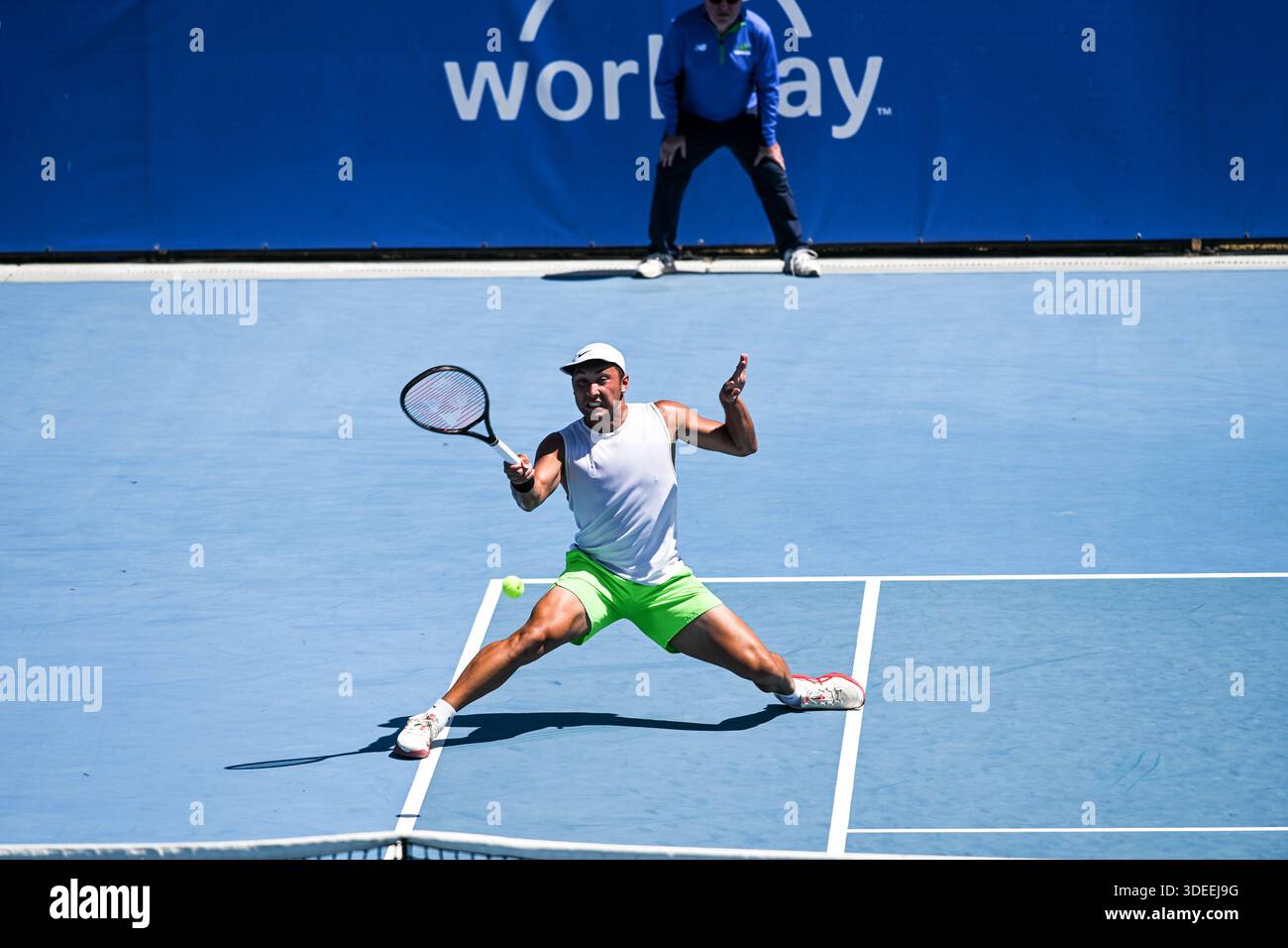 Canberra, Australia. 7 January 2026, James McCabe during the Canberra ...