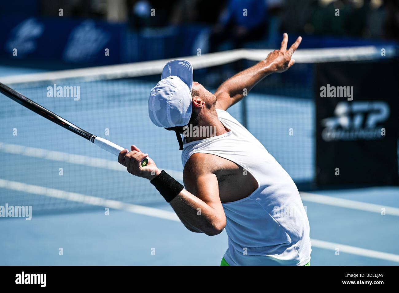 Canberra, Australia. 7 January 2026, James McCabe during the Canberra ...
