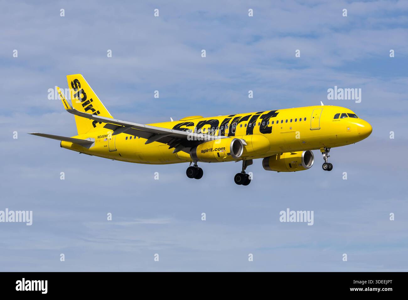 Spirit Airlines Airbus A320 Flugzeug Flughafen Miami in den USA Miami ...