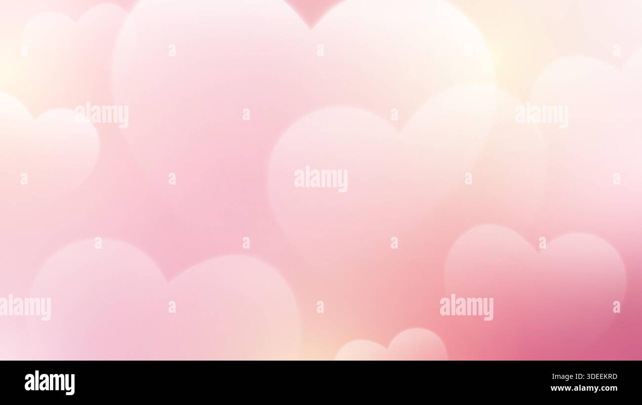 Happy Valentine's day card hearts vector background. Valentine's day ...