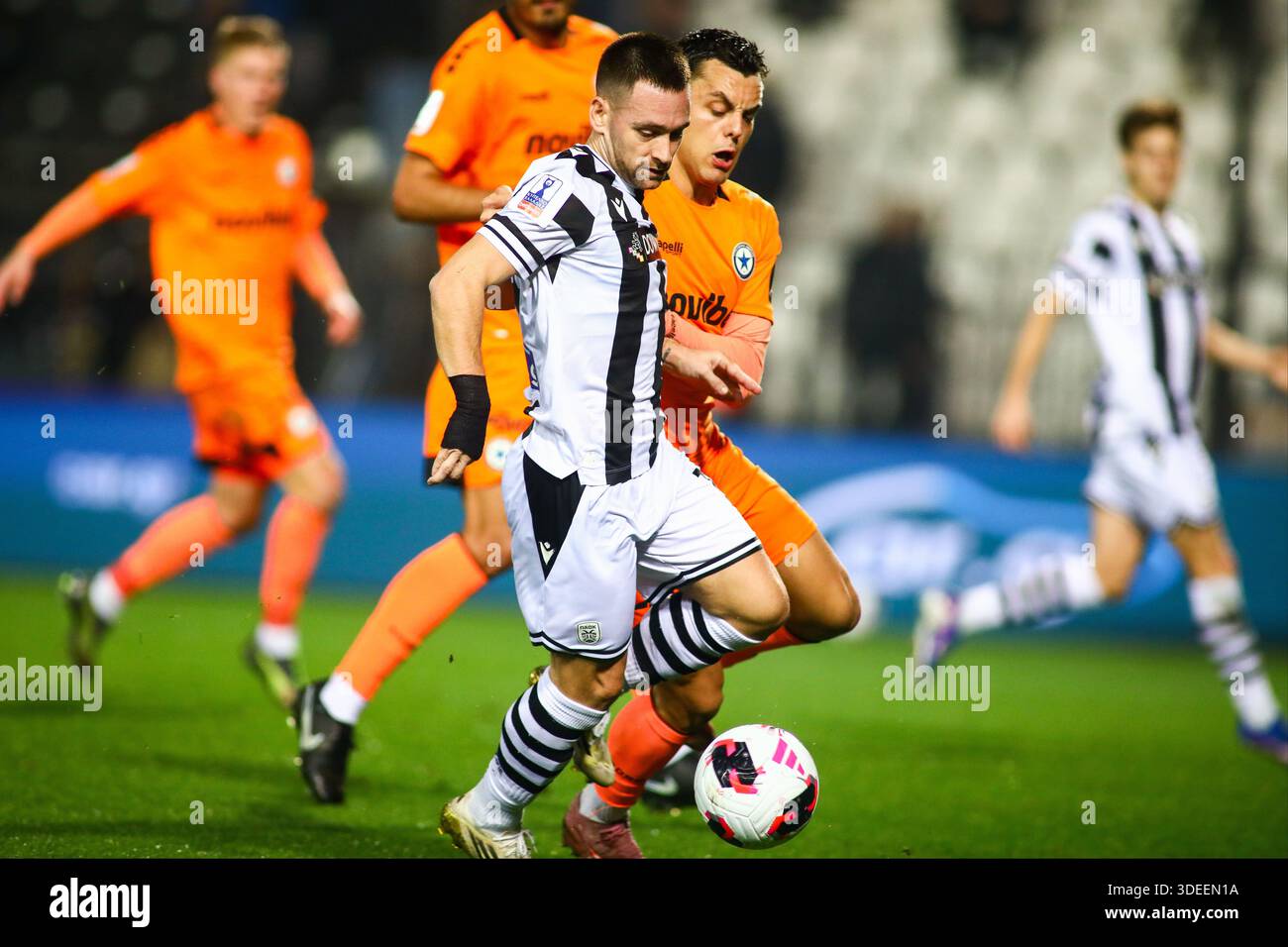 January 6, 2026, Thessaloniki, Greece: PAOK's Andrija Zivkovic (Center ...