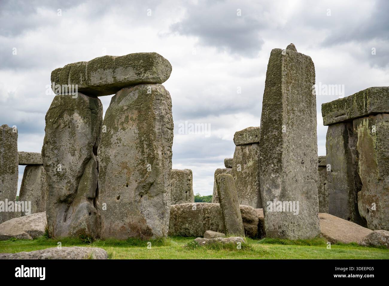 Stonehenge an ancient prehistoric stone monument near Salisbury ...