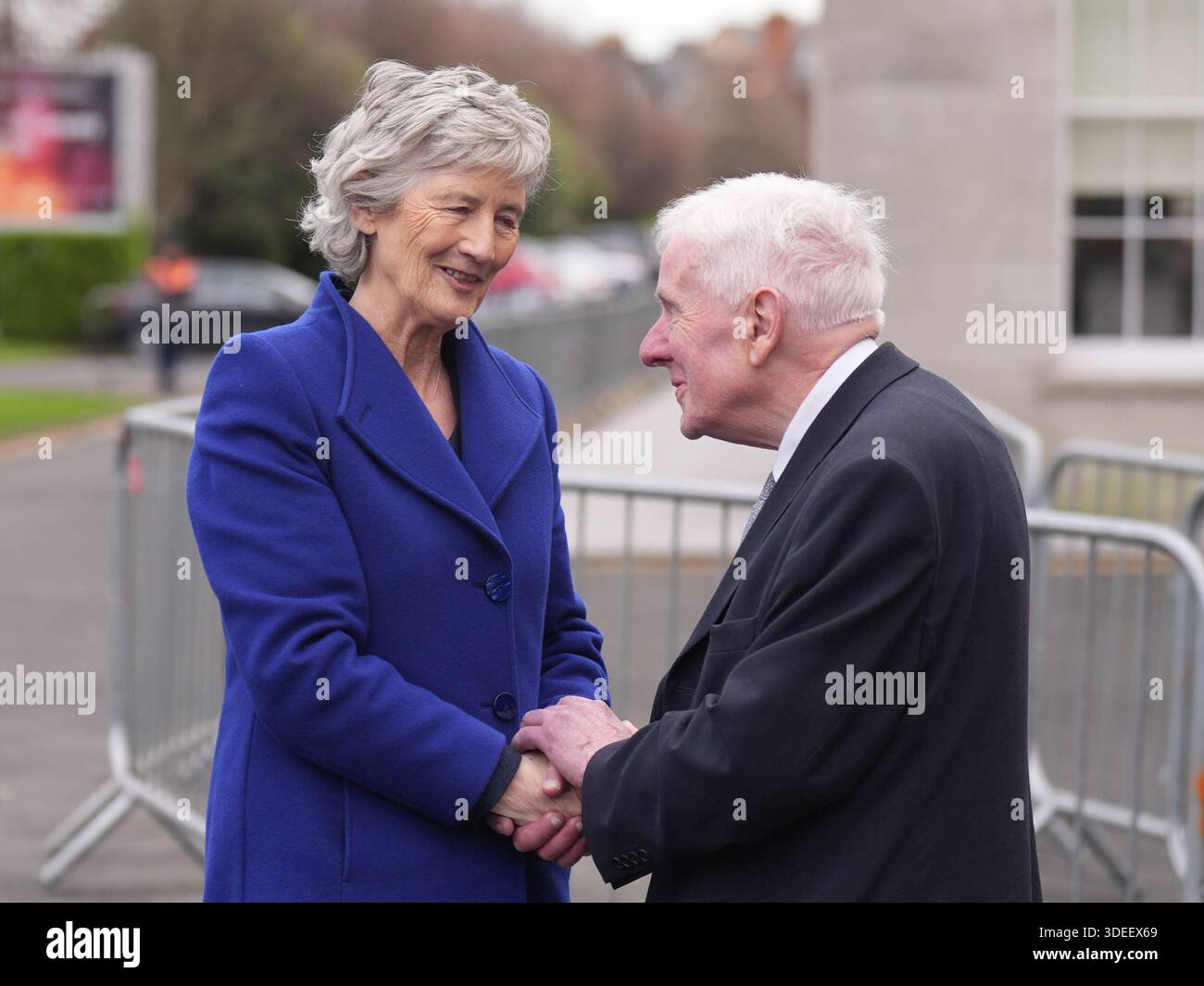 Young scientist co founder Dr Tony Scott, greets Irish President ...