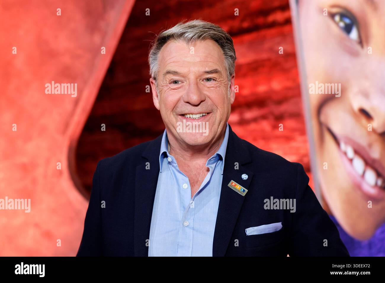 Sänger Patrick Lindner beim 30. RTL-Spendenmarathon 2025im Studio 8 der ...