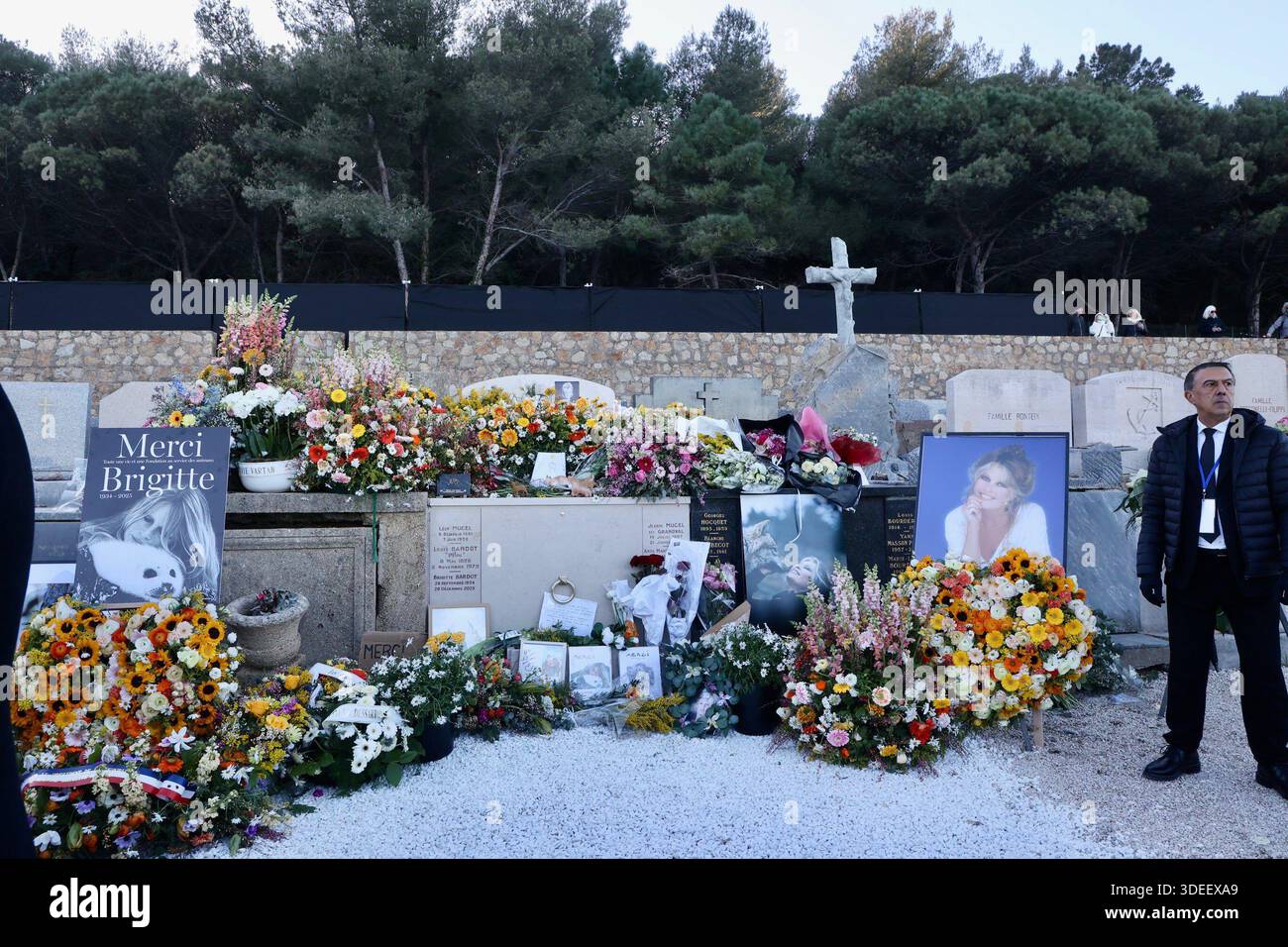 ©CYRIL HIELY/MAXPPP - 7/1/2026 OBSEQUES DE BRIGITTE BARDOT A SAINT ...